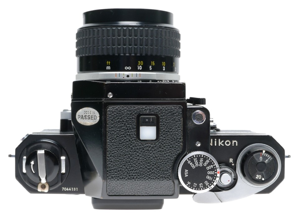 Nikon F Black SLR FTn Photomic Prism Viewfinder Camera Nikkor 1:2 85mm ...