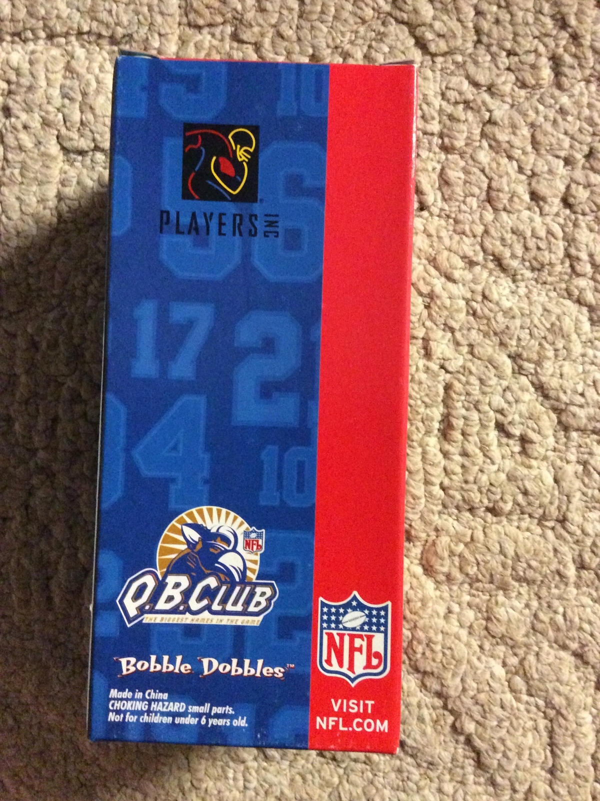 RANDY MOSS HAND-PAINTED BOBBLEHEAD NEW IN BOX NFL QB CLUB #84 VIKINGS ...