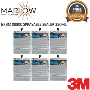 6 X 3M 08800 TWO PART SPRAYABLE UNDERBODY PROTECTION SEALER BAG 250ML ...