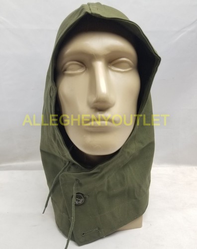 US Military M-1951 Korean War Era Field Jacket Hood, OD, Sz Large 44-46 ...