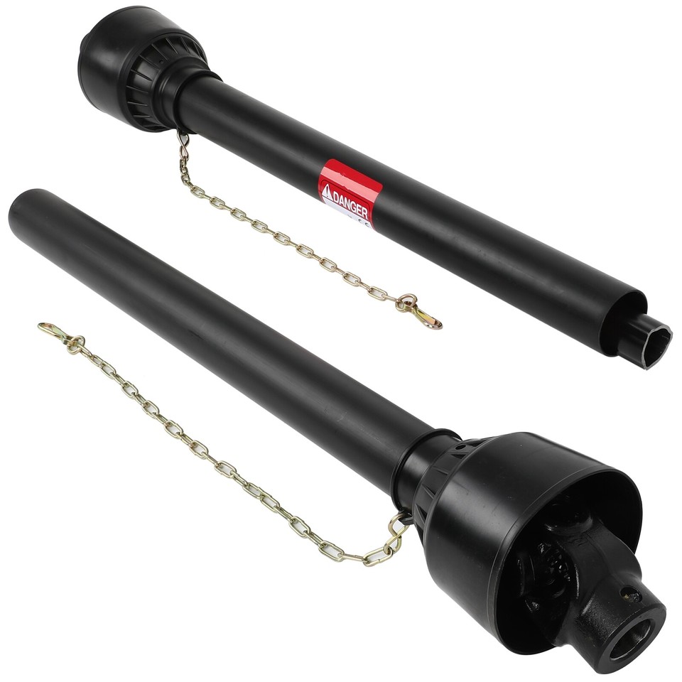 PTO Drive Shaft w/Security Chain For Wood Chippers Mower 1100mm ...