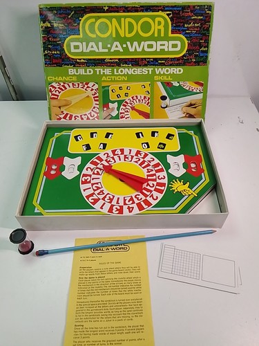Vintage Condor Dial A Word Board Game | eBay