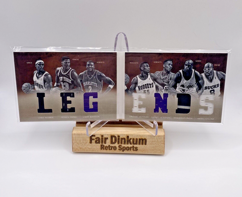 2012 Panini Preferred Legends BOOKLET Ewing Johnson Mutombo Mourning ...