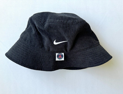 Nike PSG Bucket Hat NEW Corduroy Size Large Paris Saint Germain Black ...