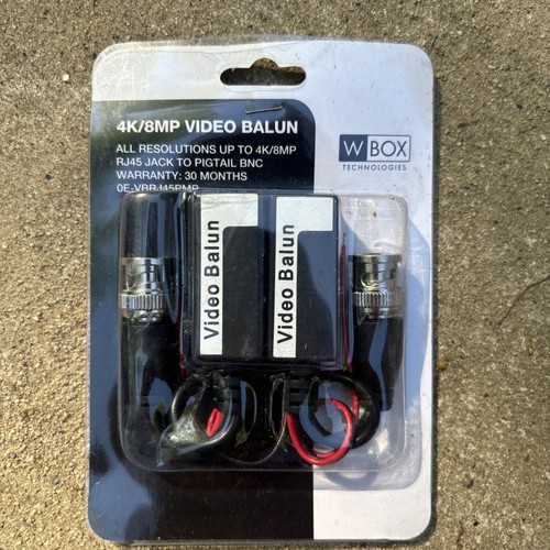 (2-Pk) W Box Technologies RJ45 to Pigtail BNC MP Video Balun | eBay