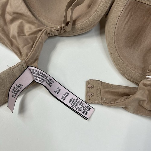 Body By Victorias Secret 32C Lined Demi Bra Solid Beige Underwire #3391 ...