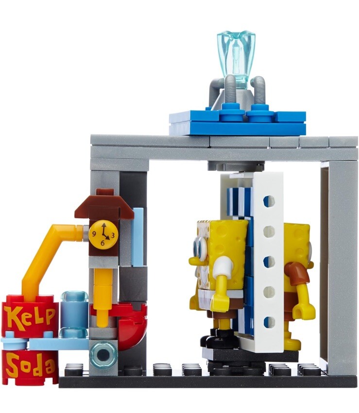 Mega Bloks Photo Booth Time Machine Spongebob Movie sponge out of Water ...