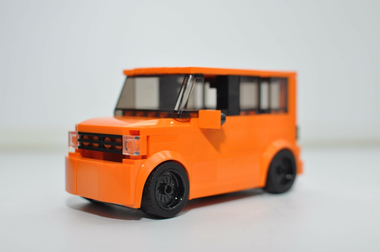 Custom Orange Car SUV xb Model Built and Compatible with LEGO® Bricks ...
