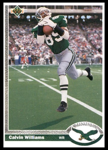 1991 Upper Deck #254 Calvin Williams Philadelphia Eagles Football Card ...
