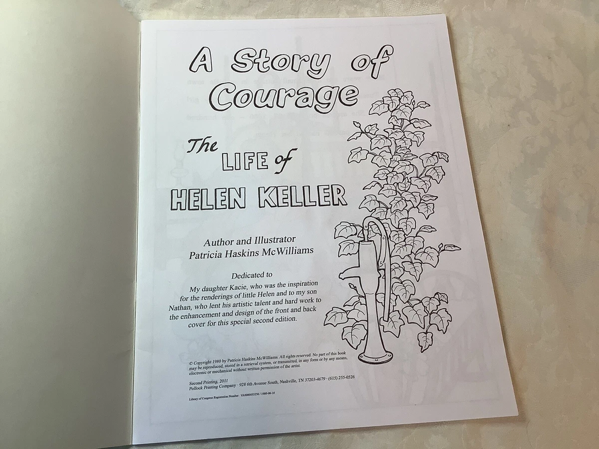 Helen Keller Coloring Pages