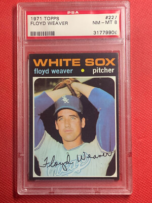 1971 Topps Baseball Card #227 Floyd Weaver - White Sox - PSA 8 - NM-MT ...