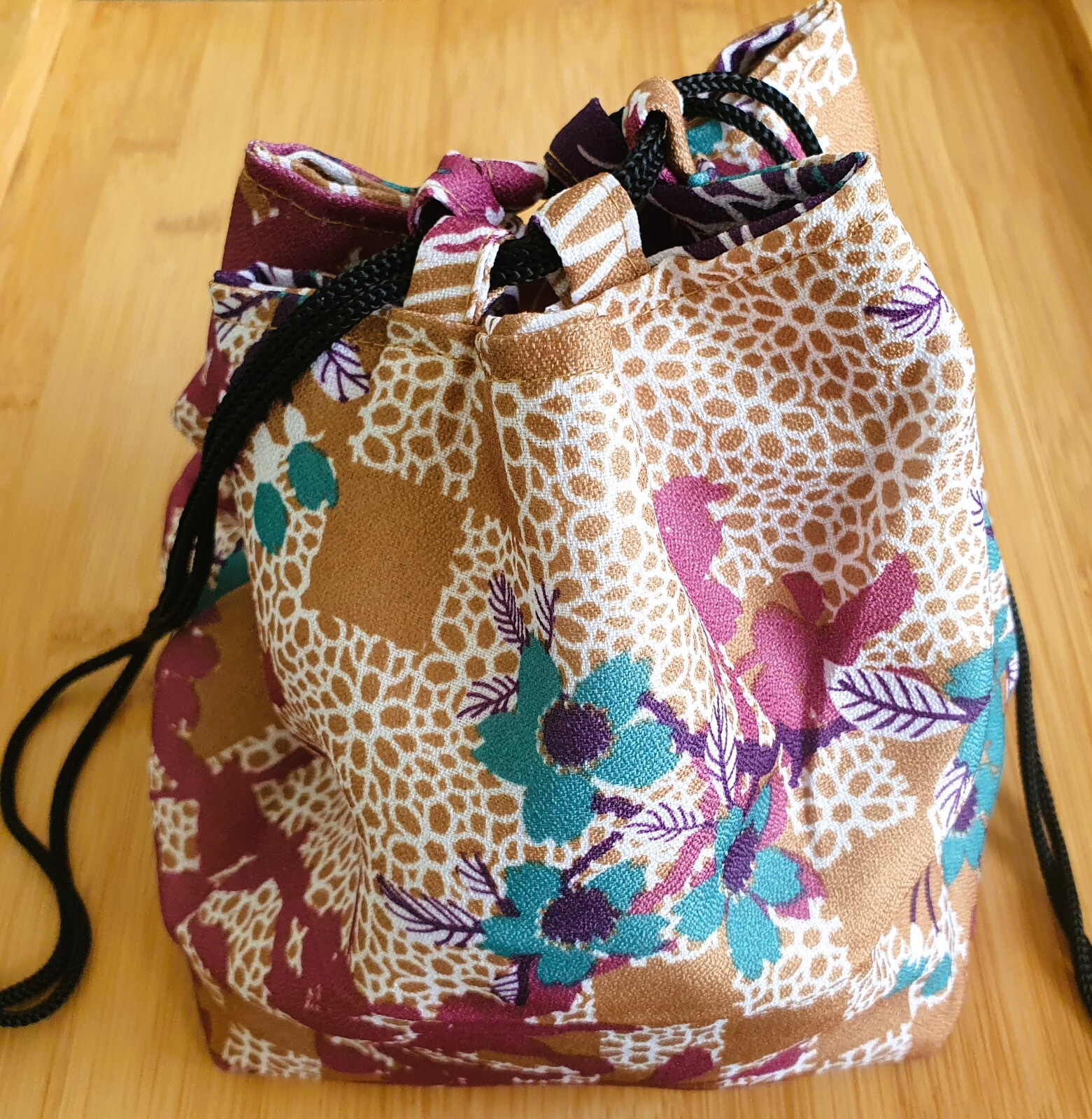 Japanese designed rice bag made with Kimono fabric Reversible | eBay