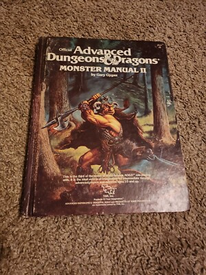 Advanced Dungeons and Dragons Monster Manual II 1983 TSR | eBay