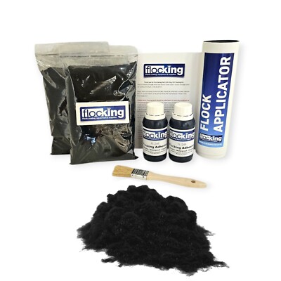 Black Flocking Kit - 2Sqm Coverage - Flock Power - Rally Car Drift Car ...