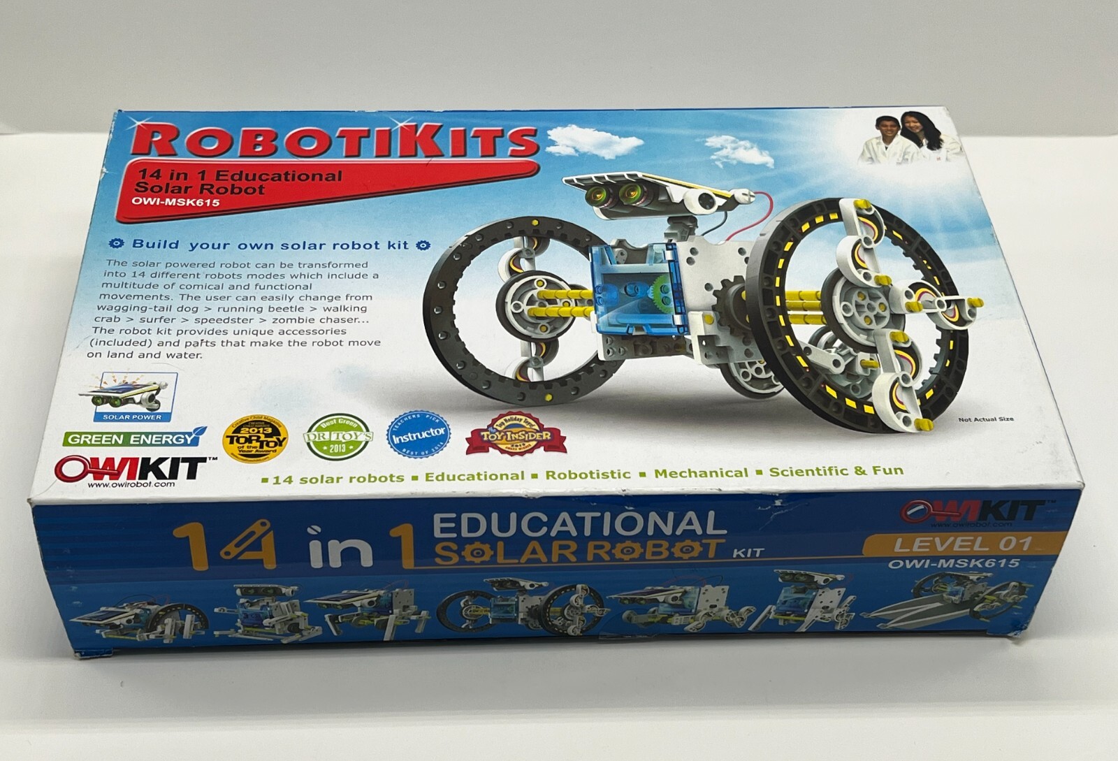 Owikit Robotikits 14 in 1 Educational Solar Robot OWI-MSK615 NIB | eBay