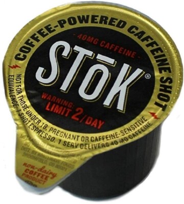 SToK Caffeinated Black Unsweetened Cold Brew Coffee Shots Unsweetened 1 ...