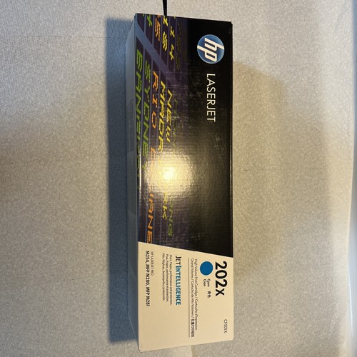 HP CF500X LaserJet 202x Cyan High Yield Toner Print Cartridge | eBay