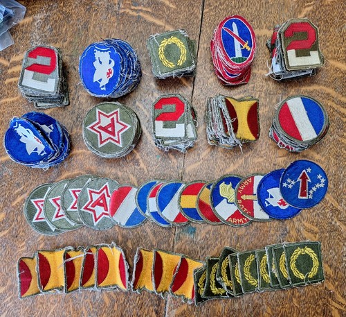 Huge Lot Of 180+ Original World War II Patches | eBay