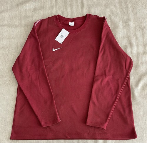 NIKE MEN'S COACHES CREW TOP LS - Cardinal Red/White Size 3XL FJ9547-613 ...