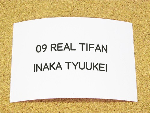09 REAL TIFAN / INAKA TYUUKEI | eBay