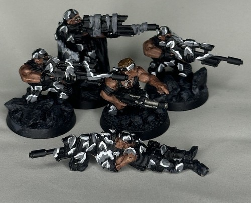 Warhammer 40k Astra Militarium Imperial Snipers x5 Catachan Jungle GW ...