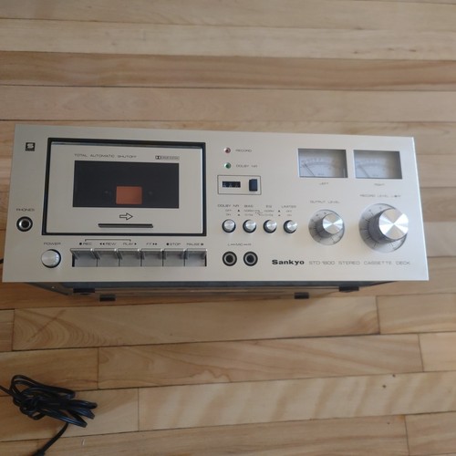 Vintage Sankyo STD-1800 Stereo Cassette Deck | eBay