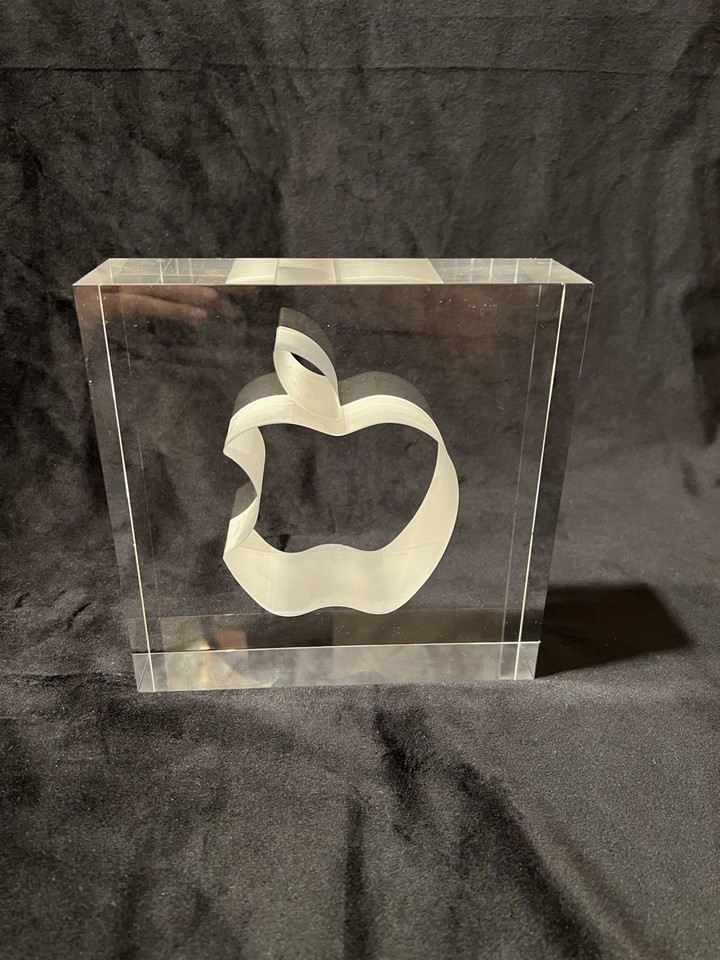 Apple 10 Year Employee Service Award Lead Crystal Collectible | eBay