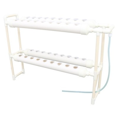 Hydroponic 36 Plant Site Grow Kit White PVC Tubes with 3.3ft Hose New ...