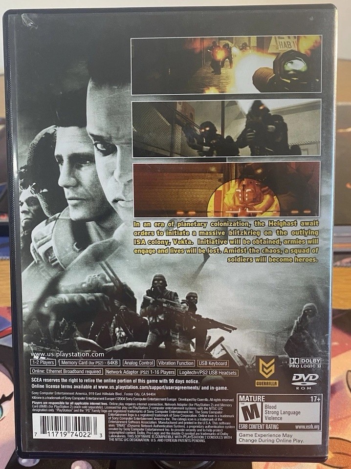 Killzone PlayStation 2 Black Label CIB 2004 | eBay