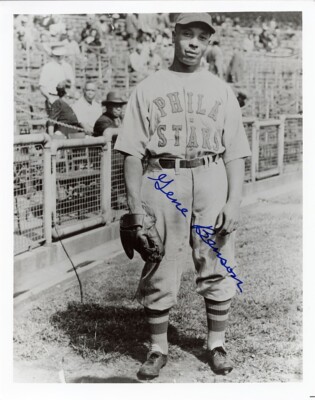 **Gene Benson Signed Autographed Negro League Photo PSA/DNA** | eBay