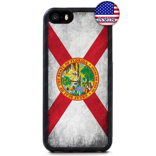 Florida?Grunge State Flag Hard Rubber Case Cover iPhone 15 Pro Max 14 ...