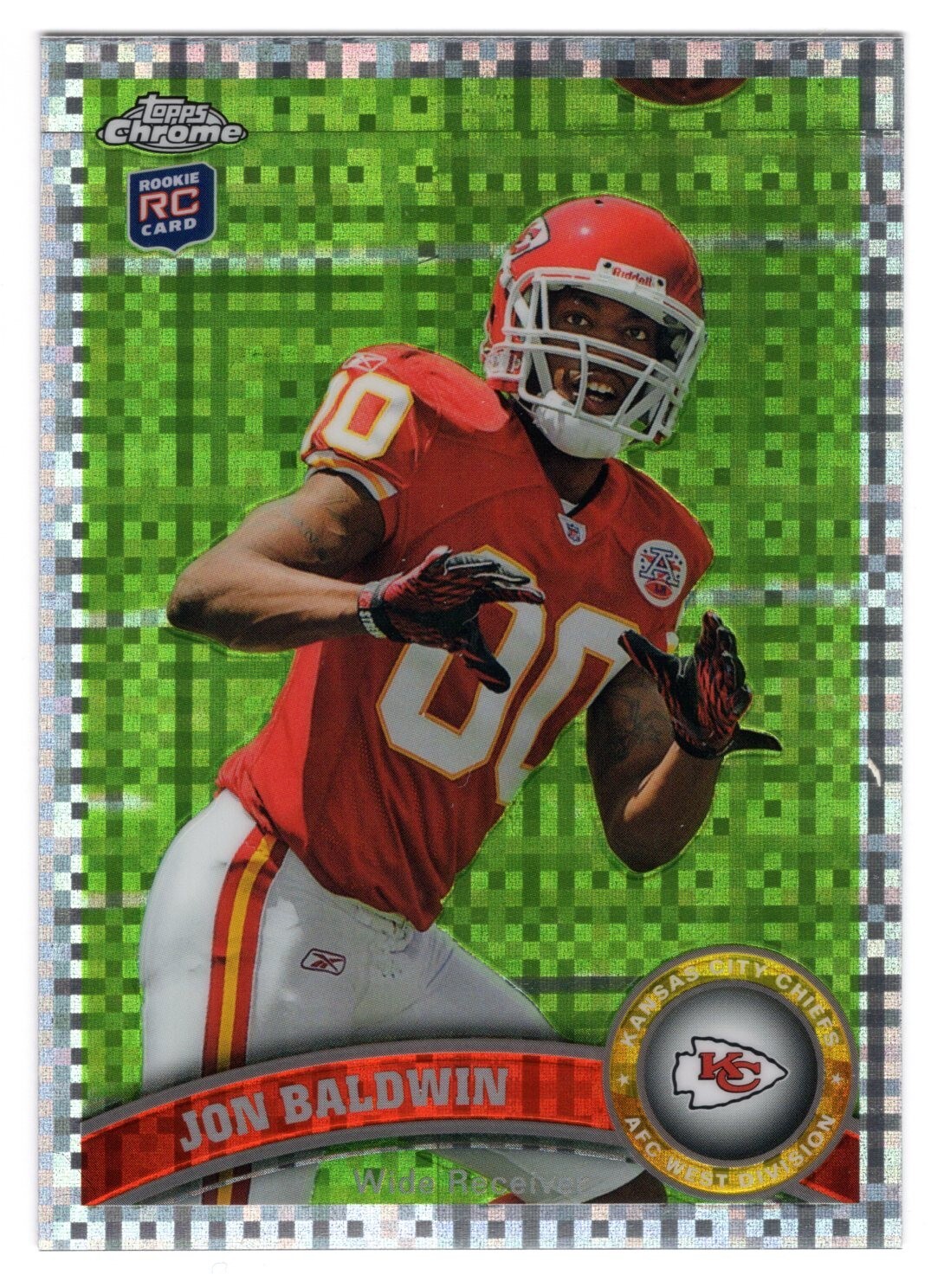 2011 TOPPS CHROME XFRACTOR JON BALDWIN ROOKIE CARD #123 **NM-MT ...