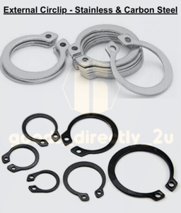 External C-Type Circlips 5mm-19mm Stainless Steel Carbon Steel ...