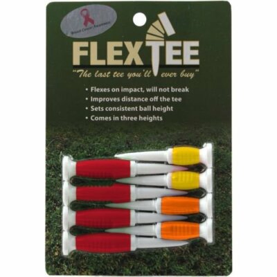 Flex Tees Golf Tees, Red, Yellow, Orange. Standard Pack, 8-tees. NEW | eBay