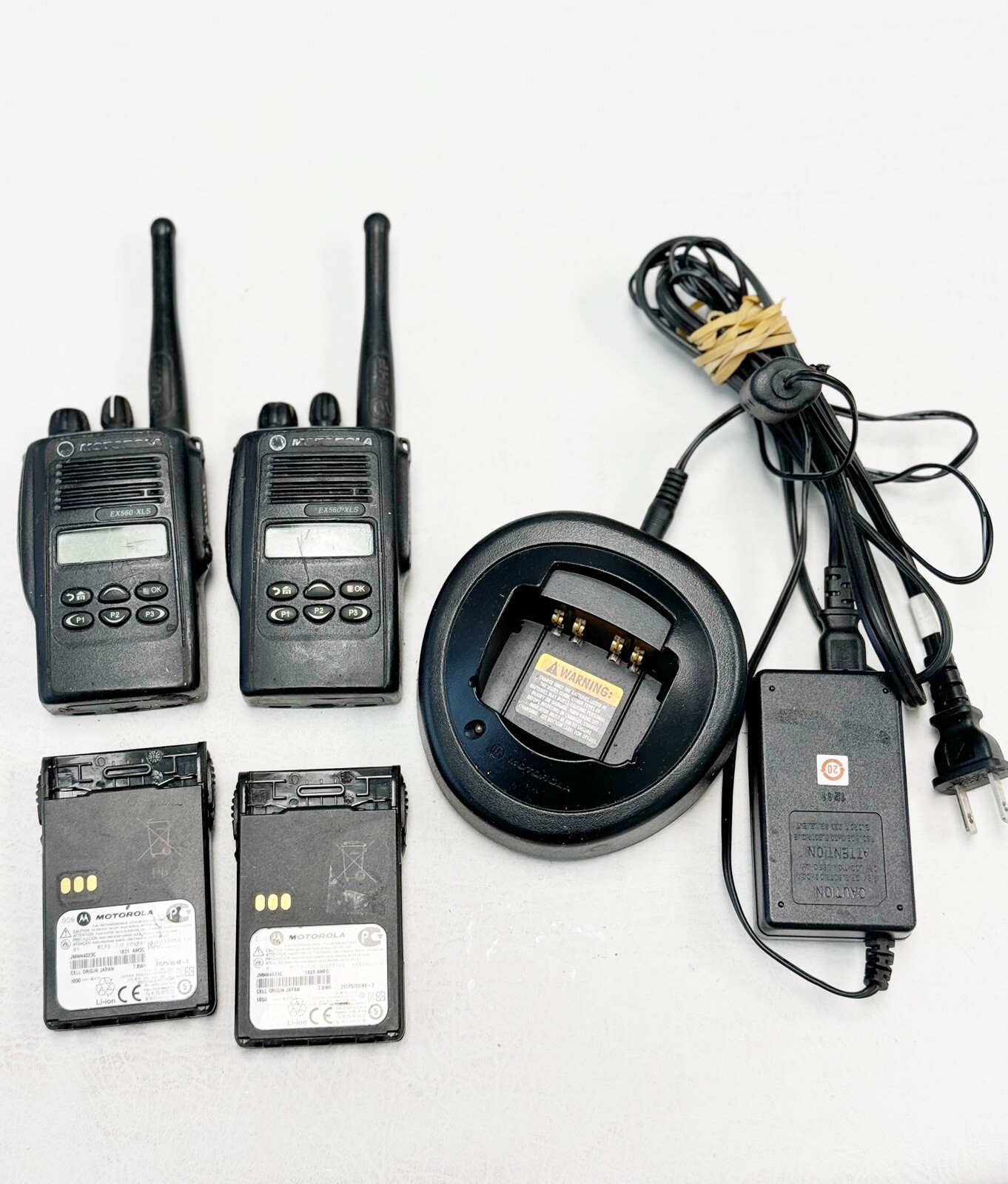 LOT OF 2 Motorola EX560 XLS 16 ch. 450-512 Mhz AAH38SDF9DU6AN UHF ...