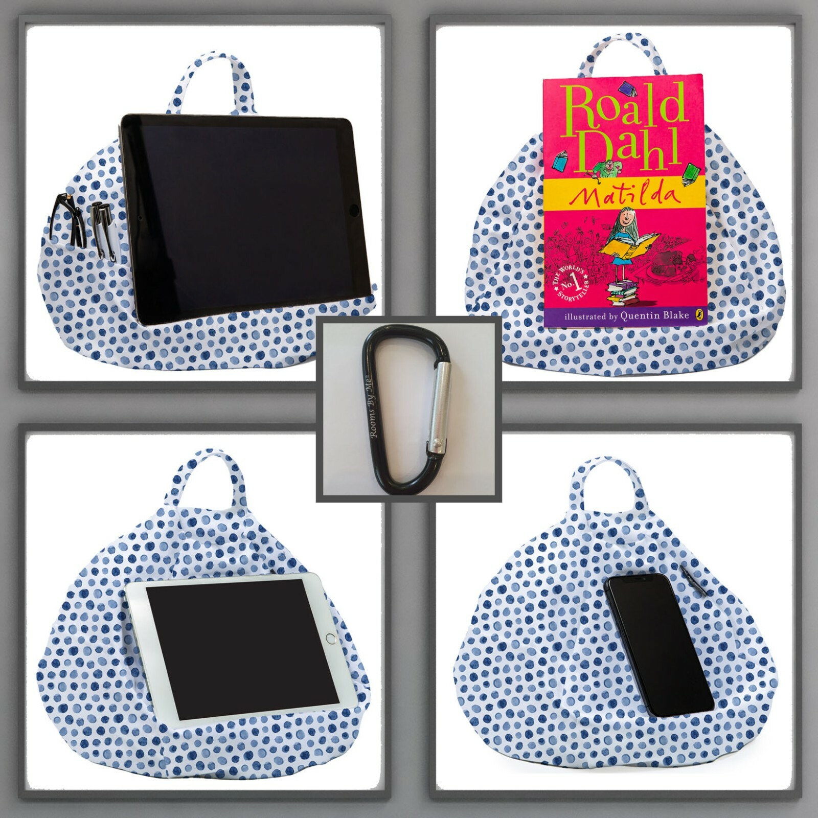 Tablet, iPad & eReader Stand/Bean Bag Cushion Holder - Made in UK | eBay
