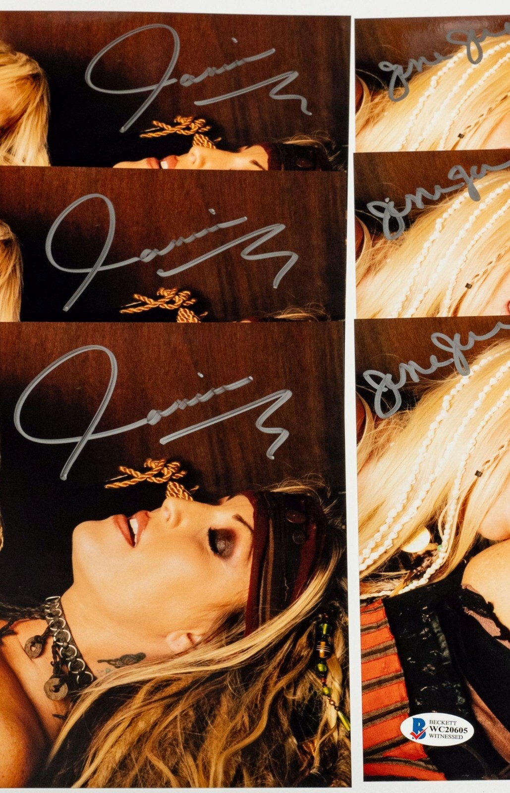 Jesse Jane & Janine Lindemulder Signed 8x10 Photo BAS COA Picture ...