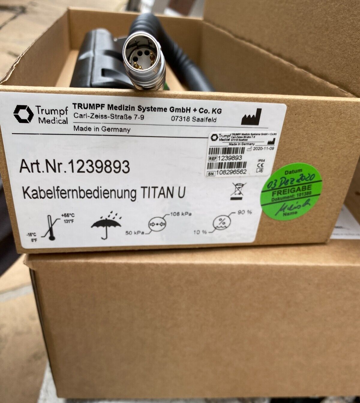 Trumpf #1239893 Medical Hillrom Table Hand Control for sale online | eBay