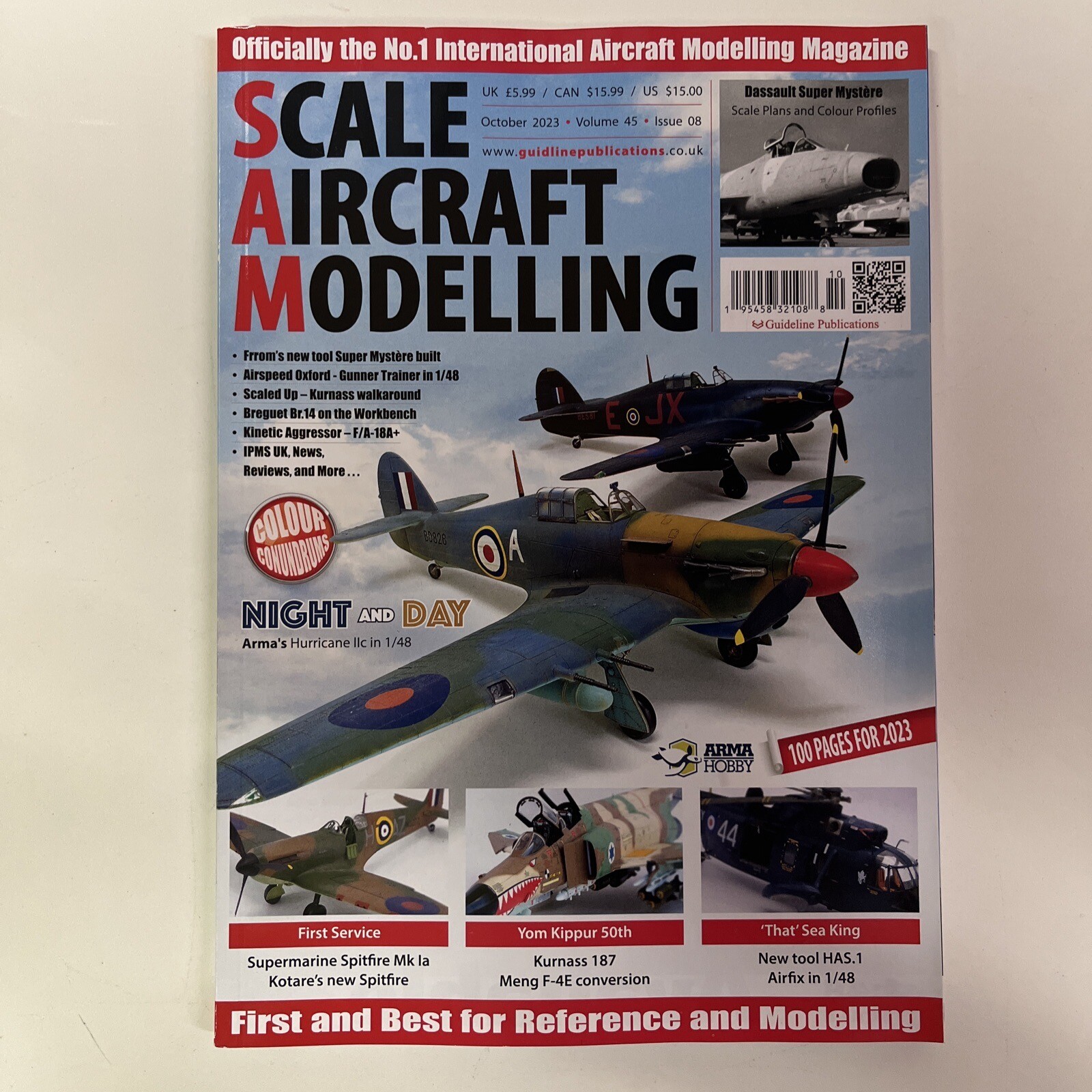 Scale Aircraft Modelling Magazine October 2023 UK Plane Airplane | eBay
