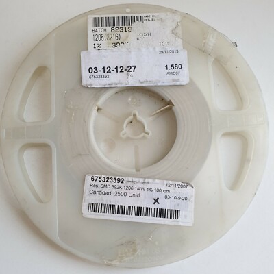 10 x 392K 1/4W 1 % 100 ppm SMD PHILIPS RÉSISTANCE. (R297 ...