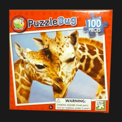Puzzle Bug - Mama and Baby Giraffe - 100 pieces - Jigsaw Puzzle - New ...