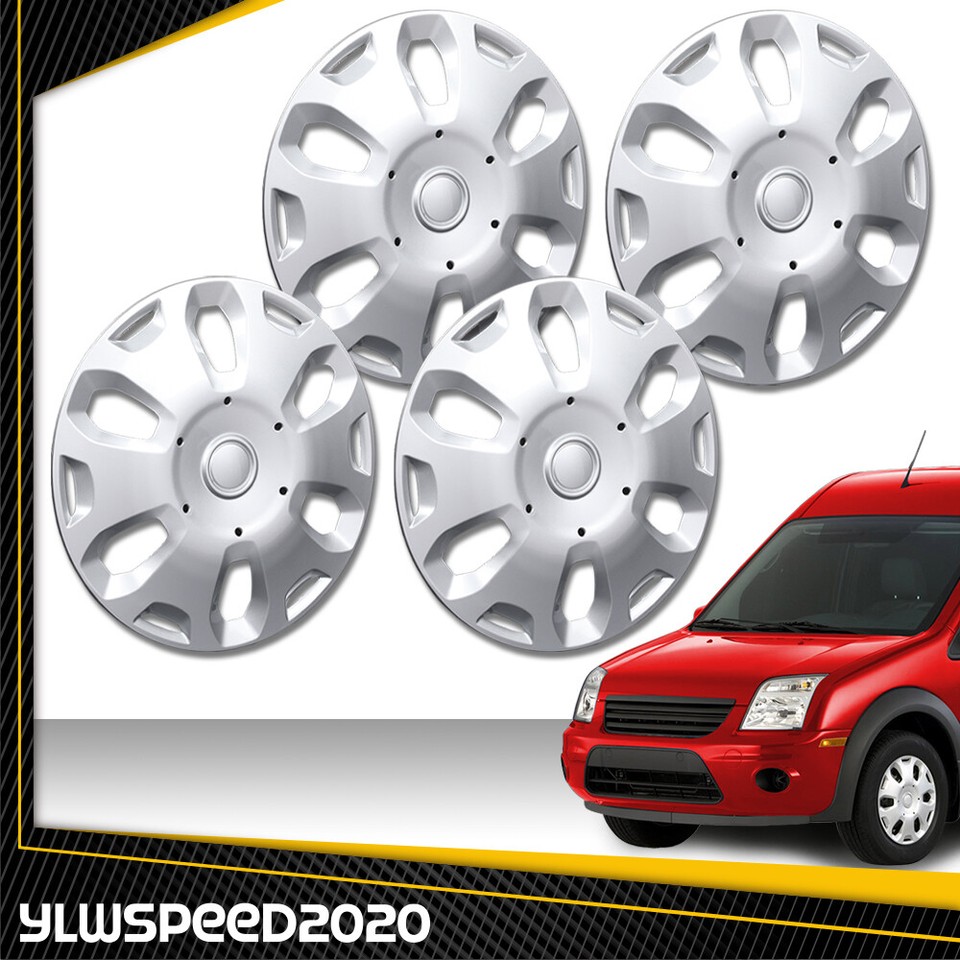 Connect Style 15" Hubcaps / Wheel Covers Set Fit For 2010-2013 Ford ...