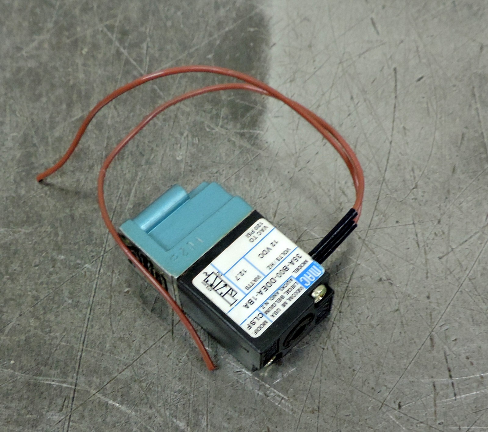 Mac 35A-B00-DDEA-1BA Solenoid Valve 12 VDC | eBay