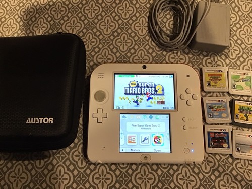 Nintendo 2DS White/Red Super Mario Bros. 2 System | eBay