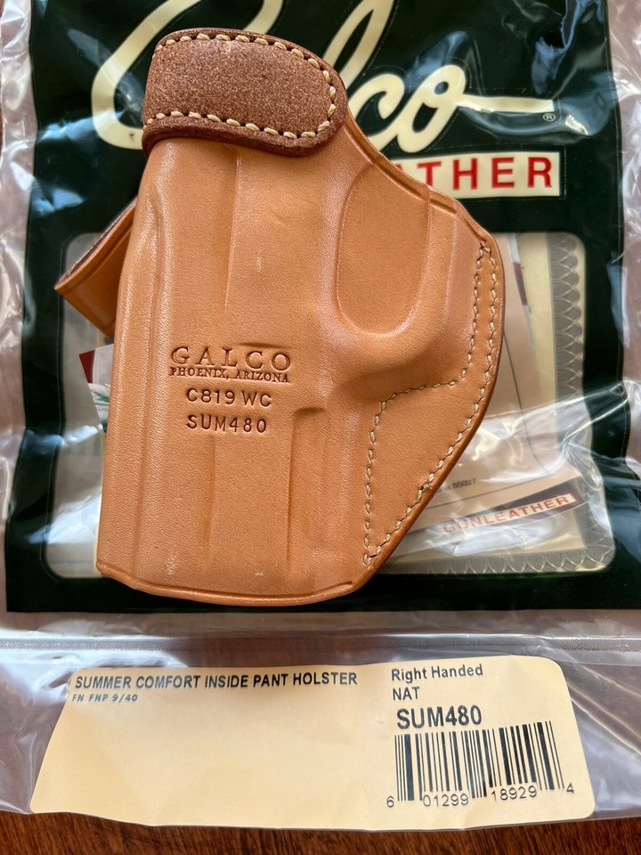 Galco Summer Comfort IWB Holster for FN FNP 9/40 Right Hand, Natural ...
