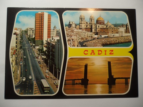 STAMPMART : SPAIN CADIZ BELLEZAS DE LA CIUDAD MULTI VIEW POSTCARD ...