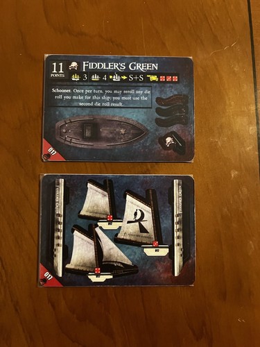 FIDDLER’S GREEN Davy Jones Curse Pirates Wizkids CSG Pocketmodel | eBay