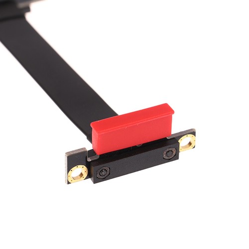 PCIE X1 Riser Cable Dual 90 Degree Right Angle Extension Ribbon ...