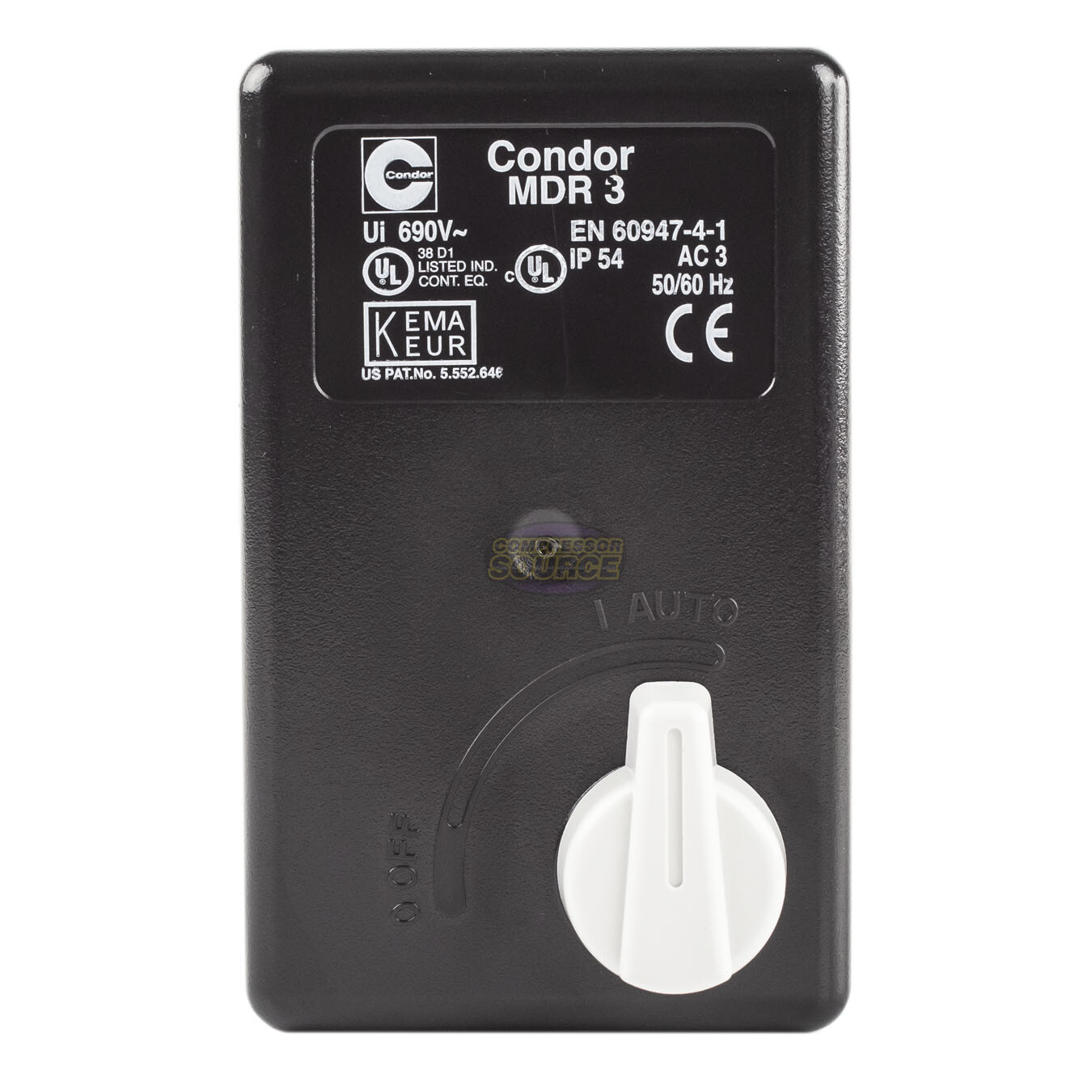 Condor MDR3/11 105-135 PSI 4 Port Pressure Switch Adjustable Overload 1 ...