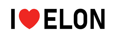 6 Stickers I Love Elon Musk Large 3x9, (2) Medium 2x6, (3) Small 1x3 ...